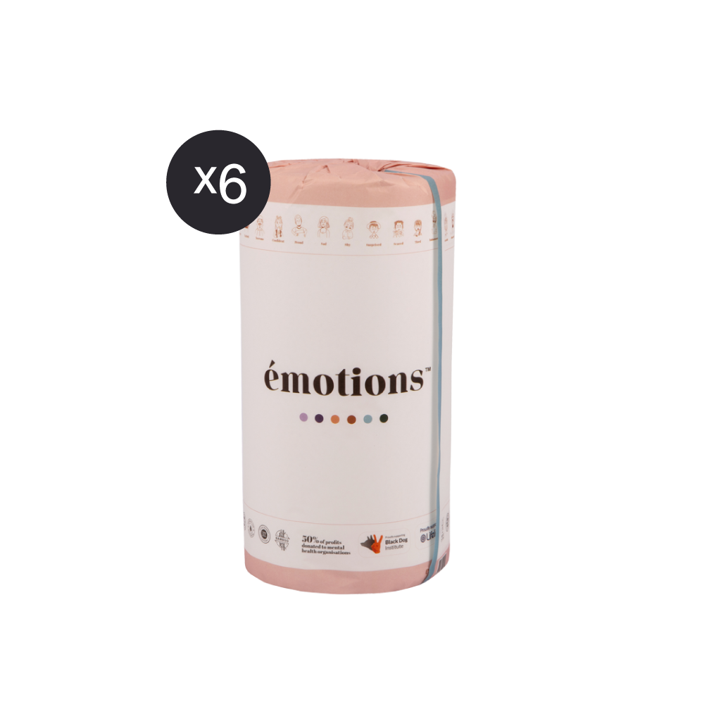 emotions 100% Bamboo Paper Towel – 6 Double Length Rolls – Kind Regards