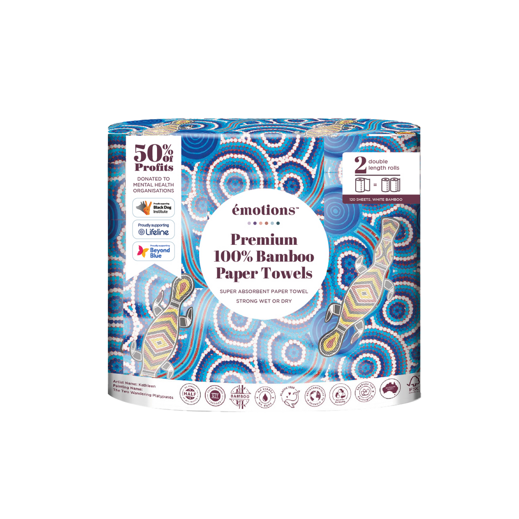 emotions First Nations Design 100% Bamboo Paper Towel – 24 per carton ...