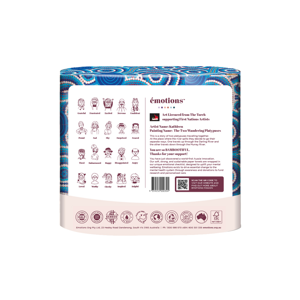 emotions First Nations Design 100% Bamboo Paper Towel – 24 per carton ...