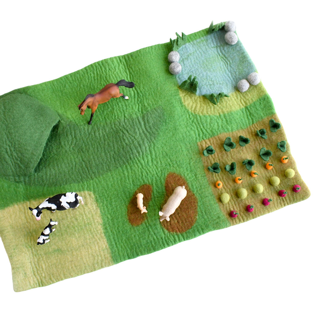 Tara Treasures Large Felt Farm Play Mat – Kind Regards