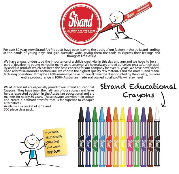 Strand Crayons 300 Classroom Pack – Kind Regards