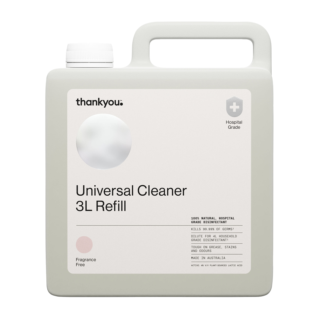 Thankyou Universal Cleaner 3L Refill x2 - NEW Fragrance Free – Kind Regards